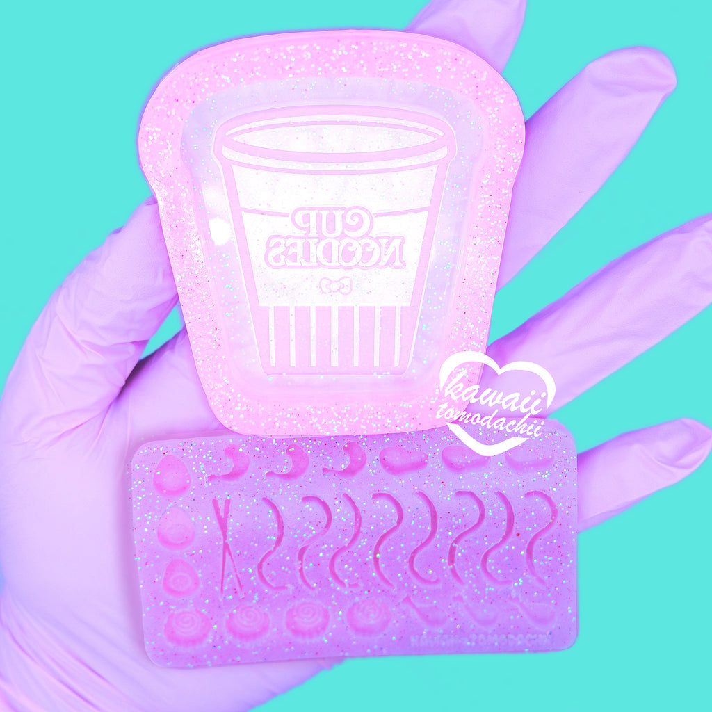 Cup of Ramen Noodles Shaker Mold & Bits Mold – Kawaii Molds By Kawaii ...
