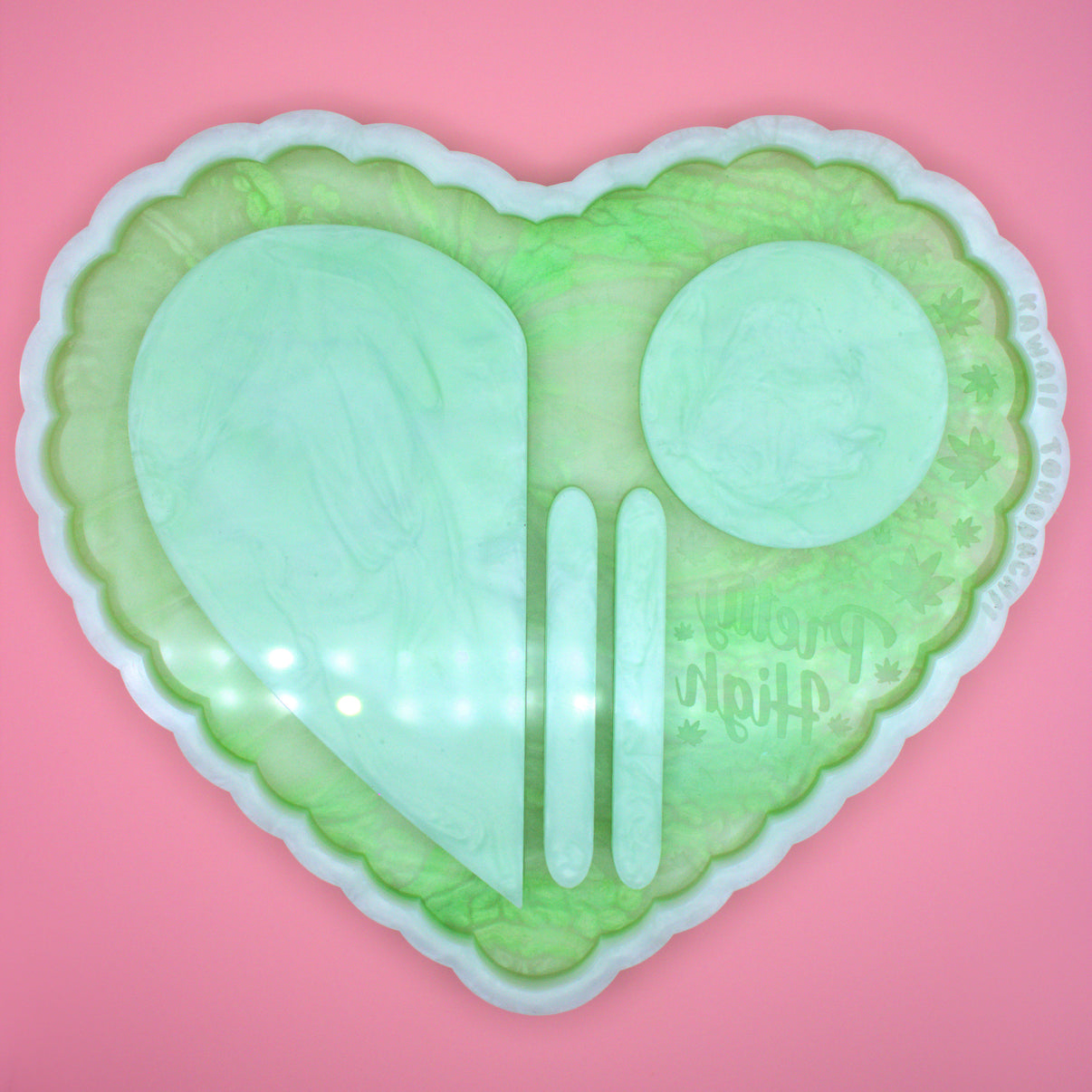 Rolling Tray Silicone Mold for Resin Casting - "Pretty High" – Kawaii ...