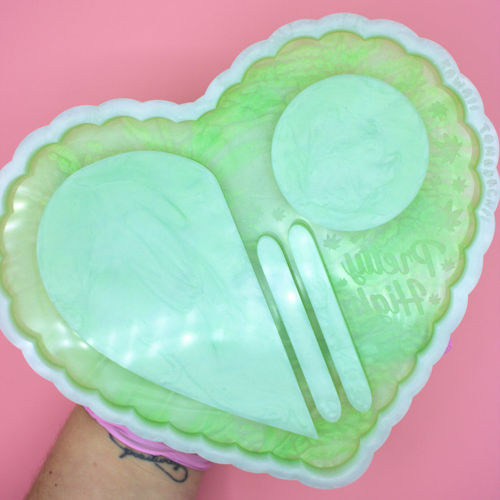 Rolling Tray Silicone Mold for Resin Casting - "Pretty High" – Kawaii ...
