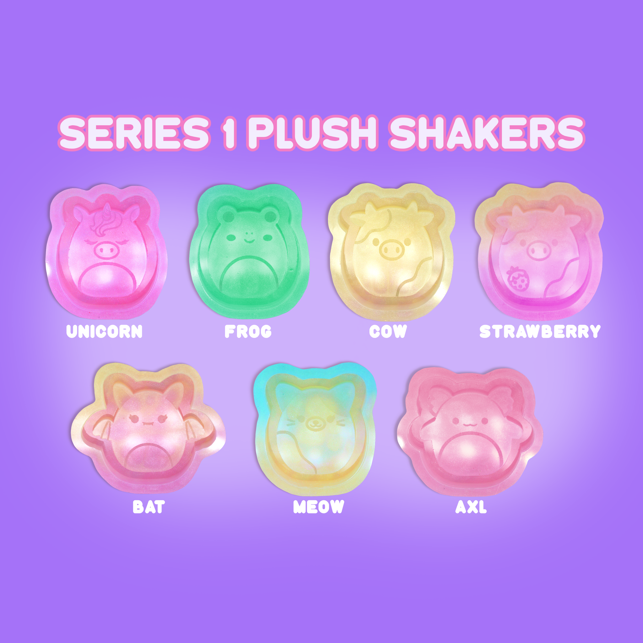 SERIES 1 Plush Animal Shaker Molds – Kawaii Tomodachii